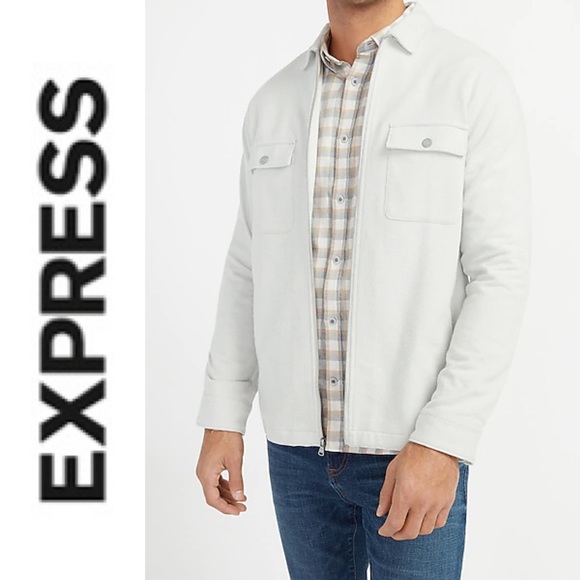 Express | Jackets & Coats | Nwt Express Mens Slim Heavy Flannel Shirt ...